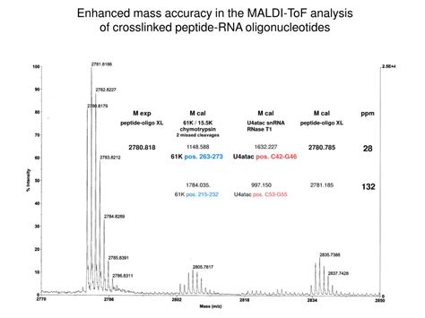 Ppt Evaluation Of Different Matrices For The Maldi Tof Analysis Of Peptide Rna