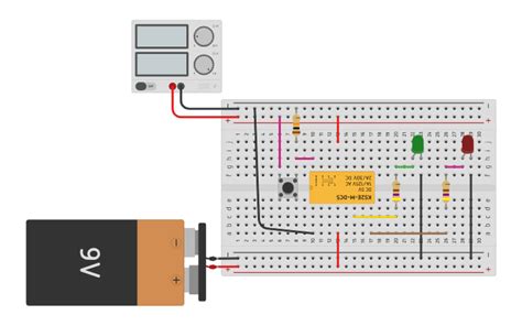 Circuit Design Funcionamiento Relé 5v Tinkercad