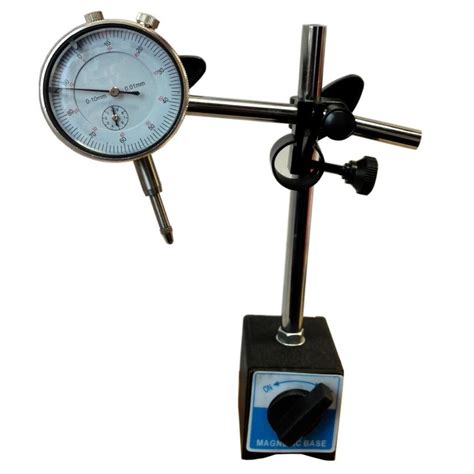 DTI Indicator Gauge With Magnetic Base Stand Engineers Clock Metric EBay