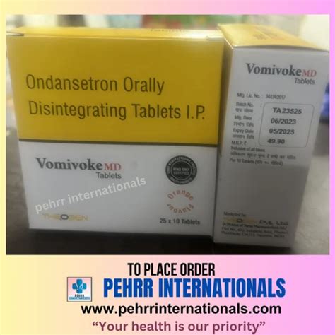 Ondansetron Orally Disintegrating Tablets 4 Mg At ₹ 1000box In Nagpur