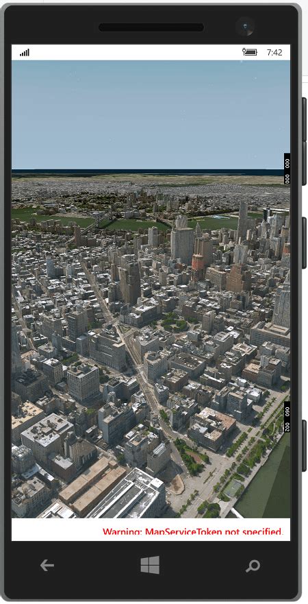 3d Rendering Of Mapcontrol In Windows 10 Universal App Development Daily Net Tips