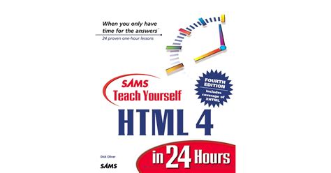 Sams Teach Yourself Html 4 In 24 Hours Fourth Edition Book