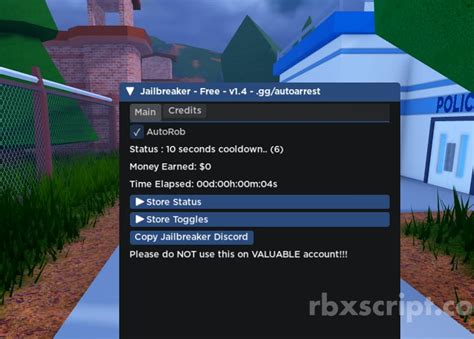 Jailbreak AutoRob Scripts RbxScript
