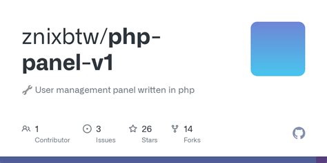 GitHub Znixbtw Php Panel V Wrench User Management Panel Written In Php