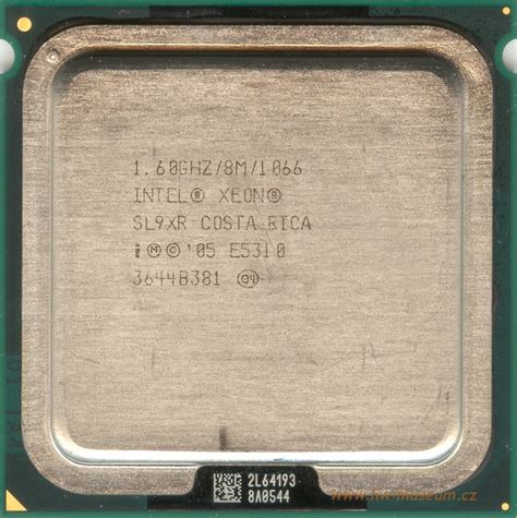 Intel Xeon E5310 - Hardware museum
