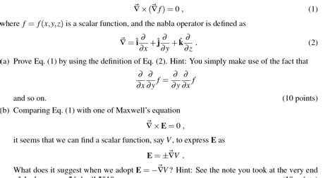 Solved Where F F X Y Z Is A Scalar Function And The Chegg Com