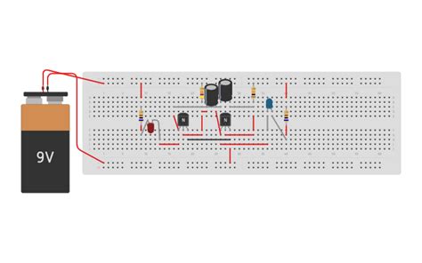 circuit design led blinker circuit diagram tinkercad