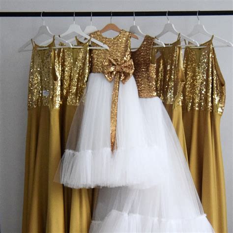 Gold Bows Dress Etsy