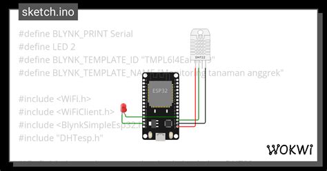 Monitoring Tanaman Anggrek Wokwi Esp32 Stm32 Arduino Simulator