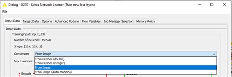 Keras Network Learner Does Not See Image Column Knime Extensions