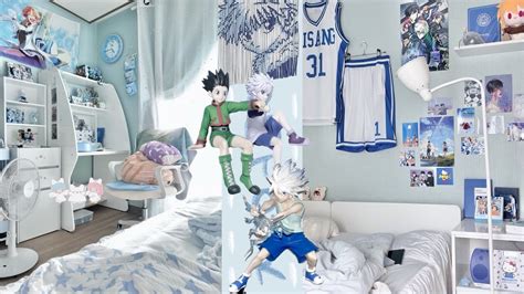 하양 파랑으로 꾸민 오타쿠 방 룸투어 Youtube