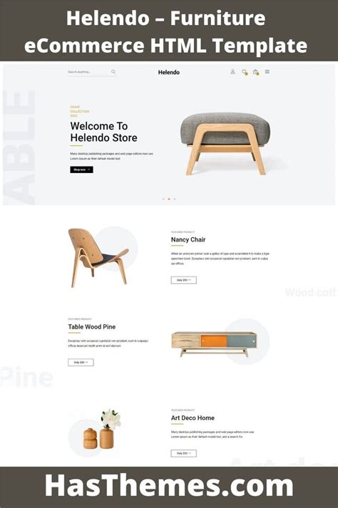 Helendo Furniture Ecommerce Html Template