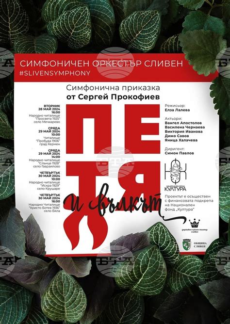 Симфоничният оркестър и Кукленият театър в Сливен представят приказката