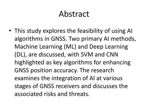 1possibilities Of Ai Algorithm Execution In Gnsspptx
