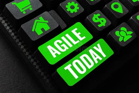 Conceptual Caption Agile Business Overview Particular Approach To Project Management That Is