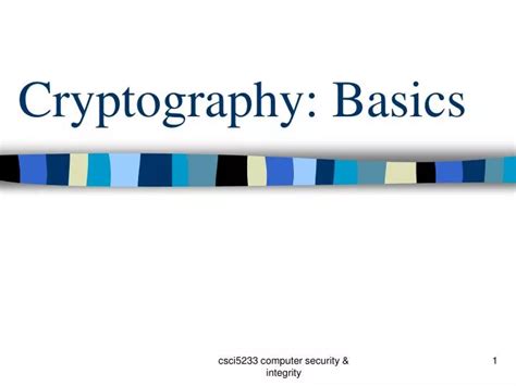 Ppt Cryptography Basics Powerpoint Presentation Free Download Id