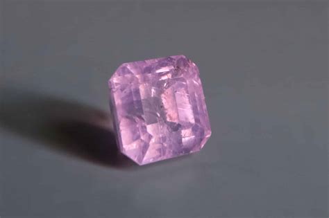 5ct Square Unheated Padparadscha Sapphire Gem Kashmir Gem Gardener