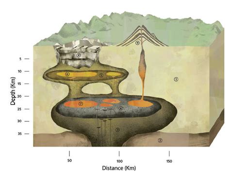 Schematic Diagram Of The Polybaric Mush Model Modified From Lipman Download Scientific Diagram