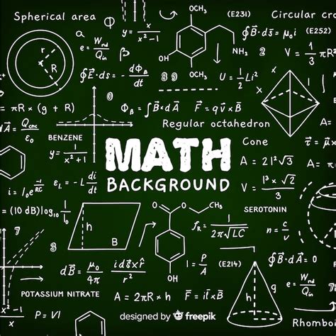 Fondo De Matemáticas Vector Gratis