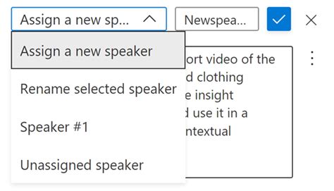 Azure Ai Video Indexer Web サイトのスピーカーを編集する Microsoft Learn