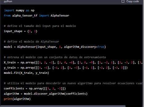 Python Alphatensor Code For A Model Can Discover New Algorithms For