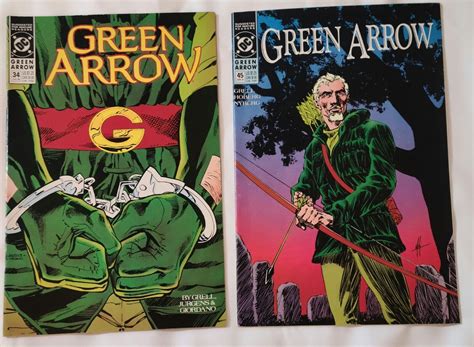 Green Arrow 34 And 45 Vol 2 Dc 1990 Controversial Issue Partial