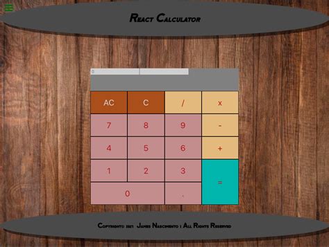 Github Jamesnascimento Javascript Calculator