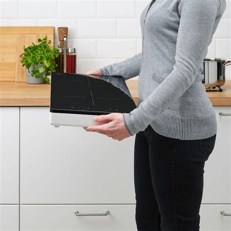 TILLREDA plită cu inducţie portabilă, 2 zone alb - IKEA