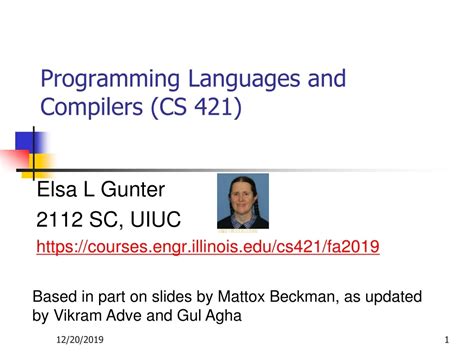 ppt programming languages and compilers understanding language