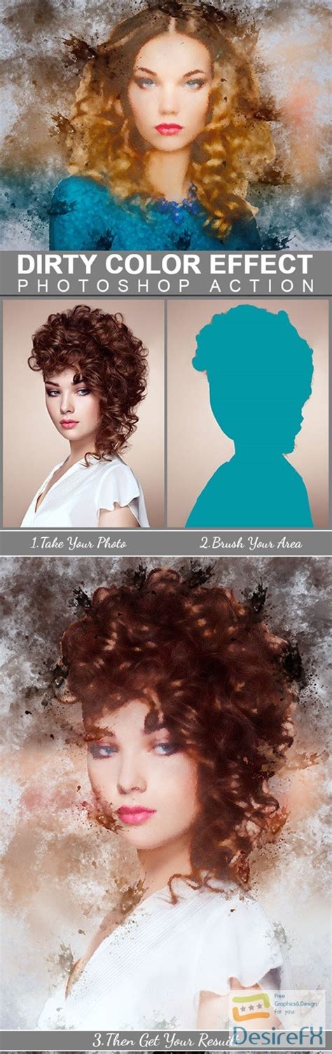 Download Dirty Color Effect Photoshop Action DesireFX COM