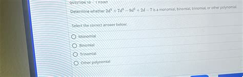 Solved Question 101 ﻿pointdetermine Whether