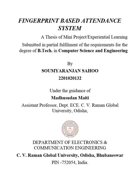 Ieee Experential Learning Pdf Arduino Biometrics