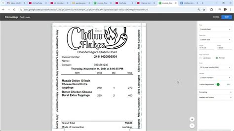 Invoice Tutorial02 Youtube