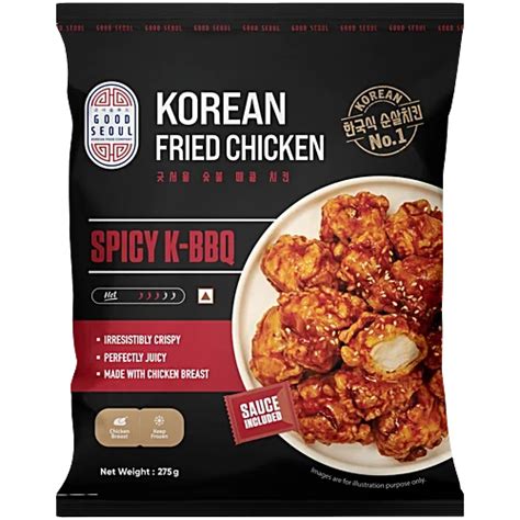 Korean Fried Chicken Spicy K Bbq 275g Seela Korean Mart Chennai