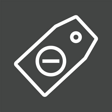 delete tag line inverted icon 11903987 vector art at vecteezy