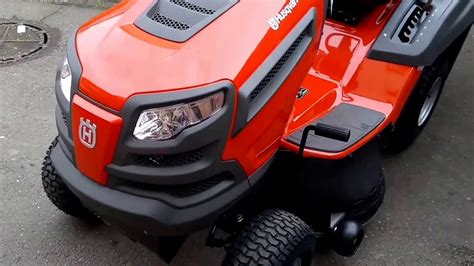 New Garden lawn tractor Husqvarna TC 139 T twin - YouTube