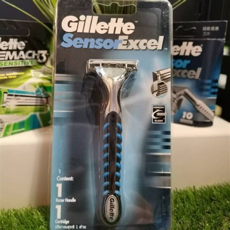 Gillette Sensor Excel Razor With 1 Blades 661096 Shopee Malaysia