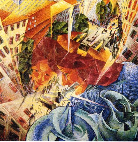 The City Rises 1910 By Umberto Boccioni Artchive
