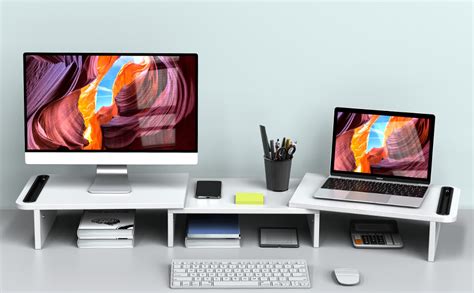 Zimilar Dual Monitor Stand Riser Monitor Stand With