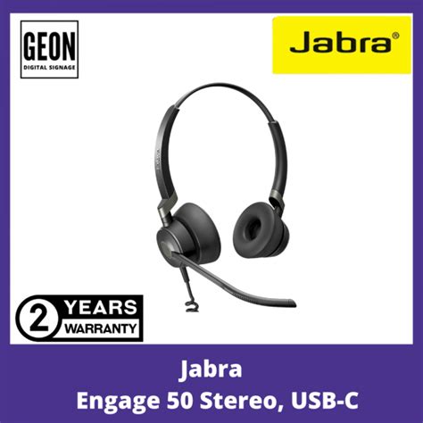 Jabra Engage Stereo Professional Digital Corded Headset Usb C Geon Asia