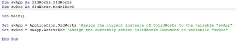 Solidworks Api Fundamentals 4 Understanding The Solidworks Object