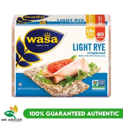 Wasa Light Rye Crispbread 270g Lazada Ph