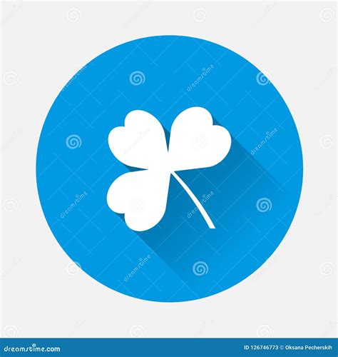 Three Leafed Clover And Ladybug Background Vector Illustration