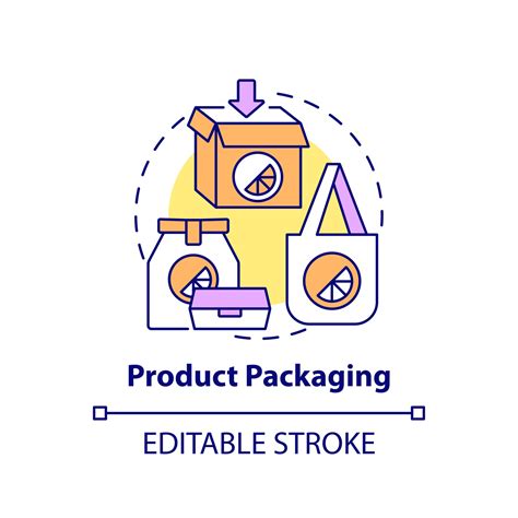 Product Packaging Concept Icon 2810518 Vector Art At Vecteezy