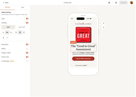 Quiz App Builder Interface By Andrés Max On Dribbble