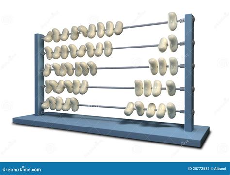 Bean Counting Abacus Royalty Free Stock Image 34568968