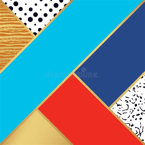 Abstract Art Pattern Vector Illustration For Fashion Design Stock