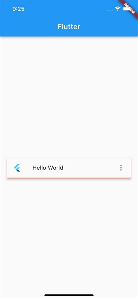 FlutterMaterialの使い方マテリアルウィジェットを装飾する