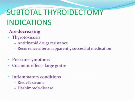 Ppt Subtotal Thyroidectomy Powerpoint Presentation Free Download Id 2761031
