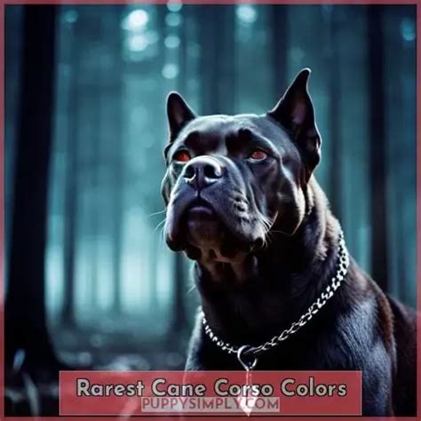 Rare Cane Corso Colors Straw Isabella Chocolate Formentino Blue